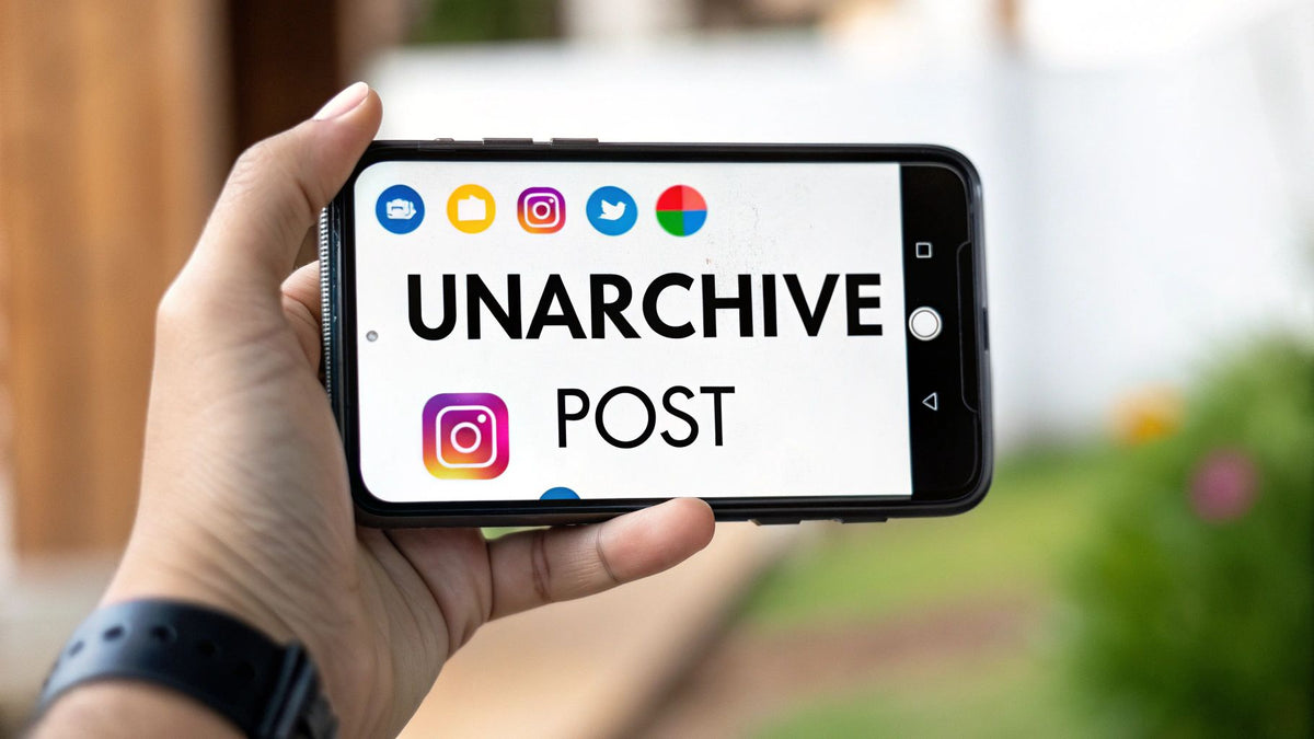 How to Unarchive Instagram Posts: Easy Step-by-Step Guide – Socialbuss ...